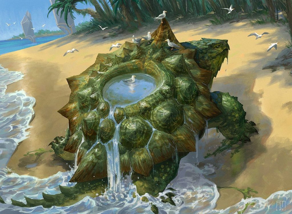 Tidepool Turtle MtG Art from Dominaria United Set by Andrew Mar - Art ...