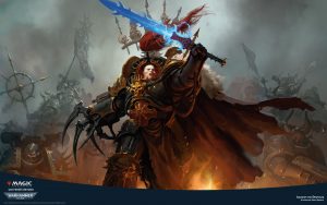 Abaddon the Despoiler MtG Art from Warhammer 40000 Set by Johan Grenier ...