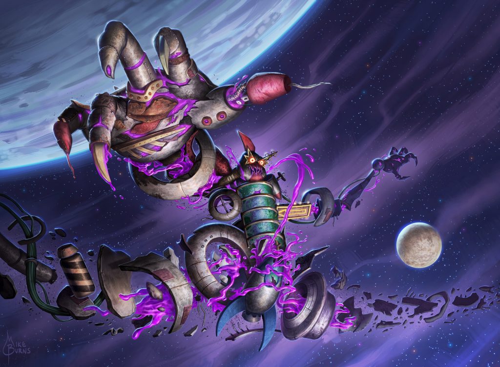 Animate Graveyard MtG Art from Unfinity Set by Mike Burns - Art of ...