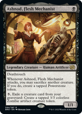 Ashnod, Flesh Mechanist MtG Art from The Brothers' War Set by Howard ...