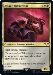 Assault Intercessor MtG Art from Warhammer 40000 Set by Steve Argyle ...
