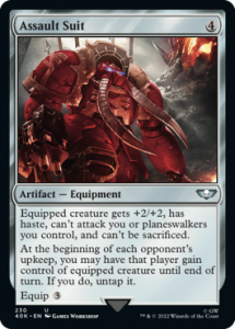 Assault Suit MtG Art from Warhammer 40000 Set by Games Workshop - Art ...