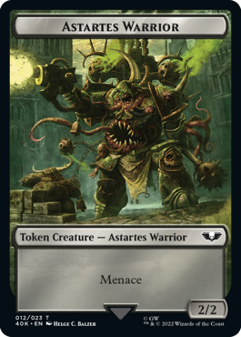 Astartes Warrior Token MtG Art from Warhammer 40000 Set by Helge C ...