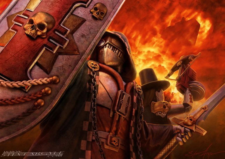 Bastion Protector MtG Art from Warhammer 40000 Set by Steve Argyle ...