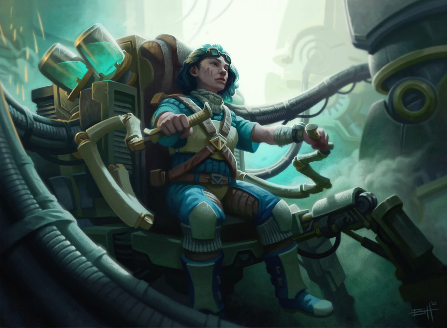 Battery Bearer MtG Art from The Brothers' War Set by Edgar Sánchez ...