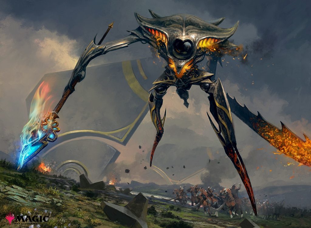 Blitz Automaton MtG Art from The Brothers' War Set by Simon Dominic ...