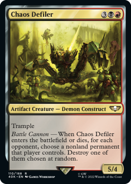 Chaos Defiler MtG Art from Warhammer 40000 Set by Games Workshop - Art ...