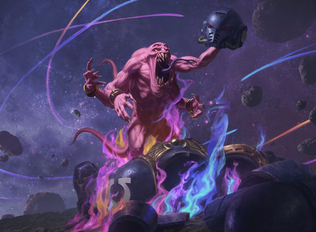 Chaos Mutation MtG Art from Warhammer 40000 Set by Lie Setiawan - Art ...