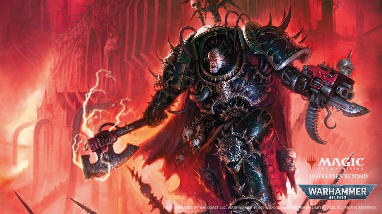 Chaos Terminator Lord MtG Art from Warhammer 40000 Set by Games ...