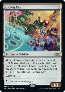 Clown Car MtG Art from Unfinity Set by Ralph Horsley - Art of Magic ...