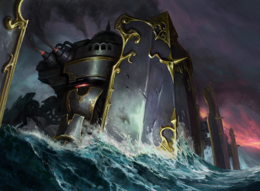Coastal Bulwark MtG Art from The Brothers' War Set by Artur Nakhodkin ...