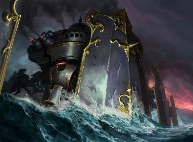 Coastal Bulwark MtG Art from The Brothers' War Set by Artur Nakhodkin ...