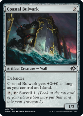 Coastal Bulwark MtG Art from The Brothers' War Set by Artur Nakhodkin ...