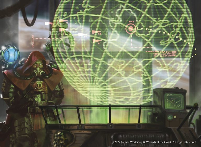 Commander's Sphere MtG Art from Warhammer 40000 Set by Jake Murray ...