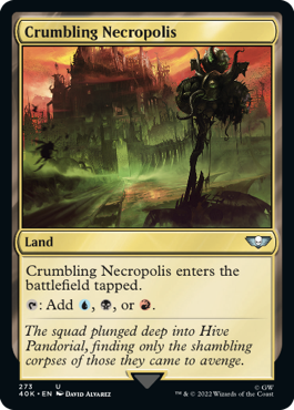 Crumbling Necropolis MtG Art from Warhammer 40000 Set by David Alvarez ...