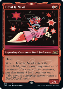 Devil K. Nevil (Variant) MtG Art from Unfinity Set by David Semple ...