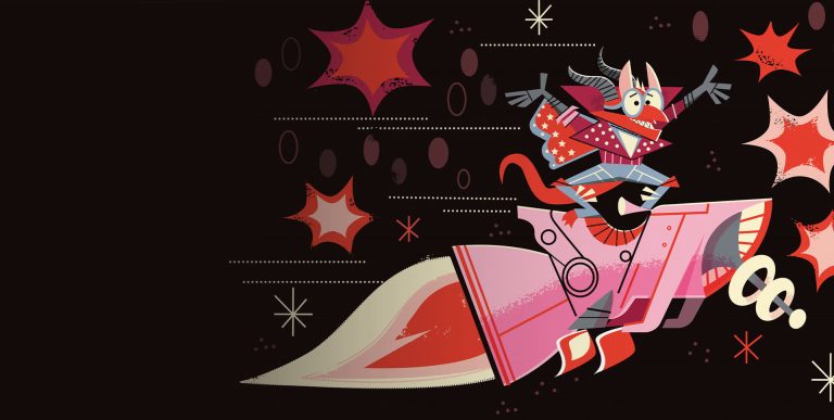 Devil K. Nevil (Variant) MtG Art from Unfinity Set by David Semple ...