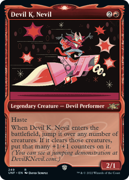 Devil K. Nevil (Variant) MtG Art from Unfinity Set by David Semple ...