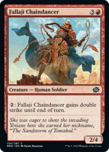 Fallaji Chaindancer MtG Art from The Brothers' War Set by Filipe ...