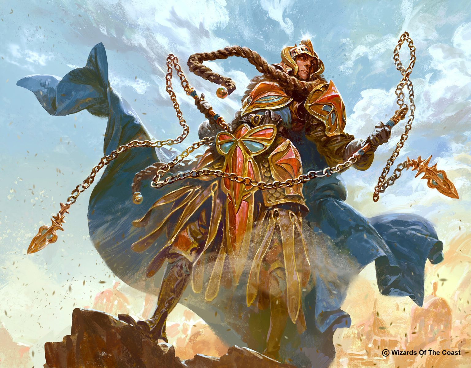 Fallaji Chaindancer MtG Art from The Brothers' War Set by Filipe ...