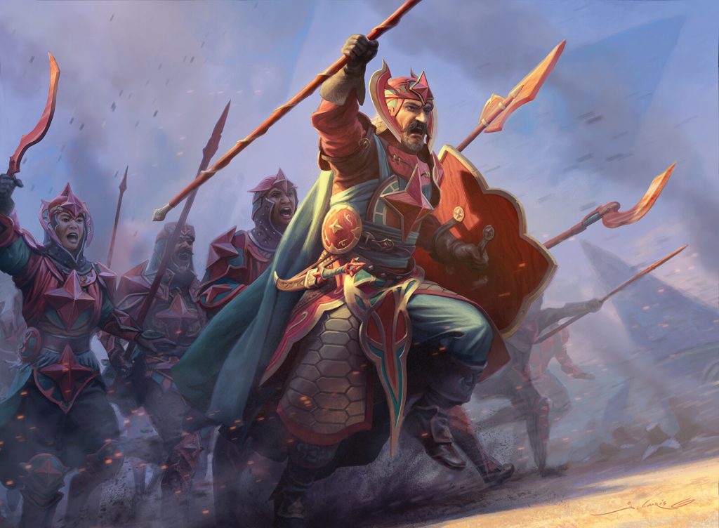 Fallaji Vanguard MtG Art from The Brothers' War Set by Joshua Cairos ...