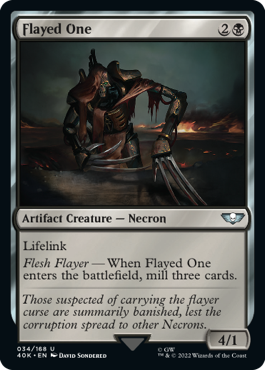 Flayed One MtG Art from Warhammer 40000 Set by David Sondered - Art of ...