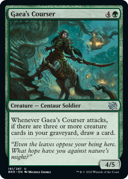 Gaea's Courser MtG Art from The Brothers' War Set by Michele Giorgi ...
