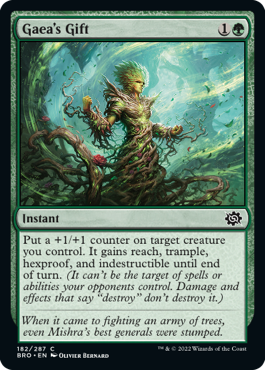Gaea's Gift MtG Art from The Brothers' War Set by Olivier Bernard - Art ...