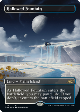 Hallowed Fountain MtG Art from Unfinity Set by Piotr Dura - Art of ...