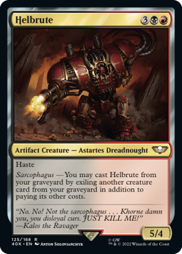 Helbrute MtG Art from Warhammer 40000 Set by Anton Solovianchyk - Art ...