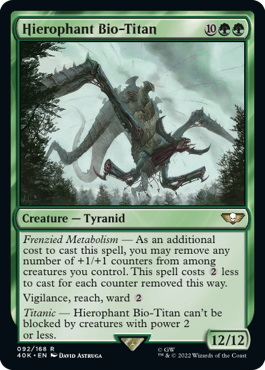 Hierophant Bio-Titan MtG Art from Warhammer 40000 Set by David Astruga ...