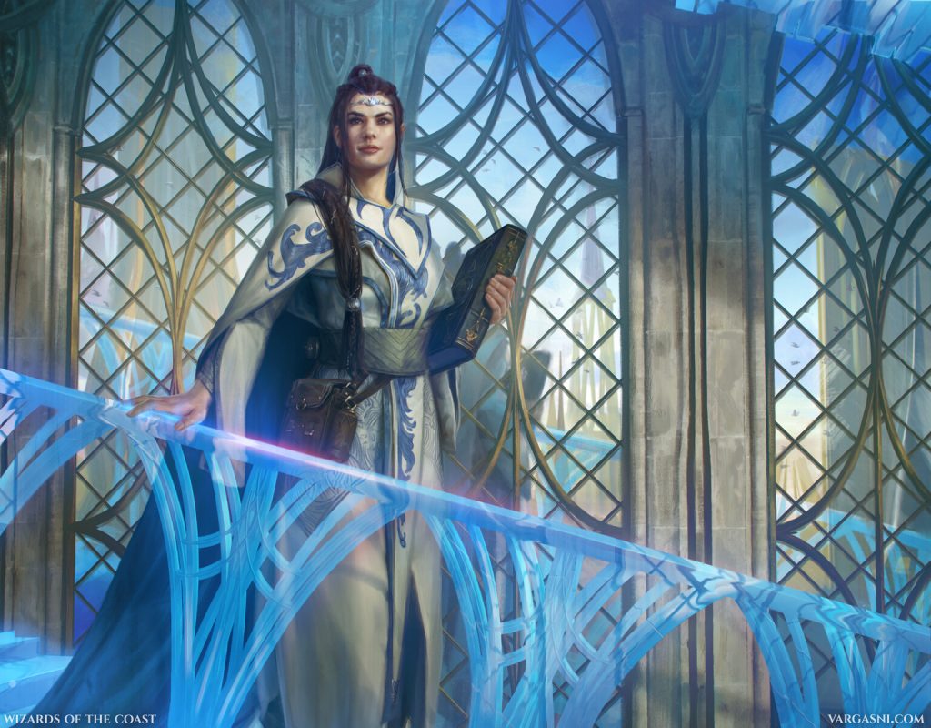 Hurkyl, Master Wizard MtG Art from The Brothers' War Set by Randy ...