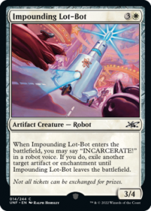 Impounding Lot-Bot MtG Art from Unfinity Set by Ralph Horsley - Art of ...