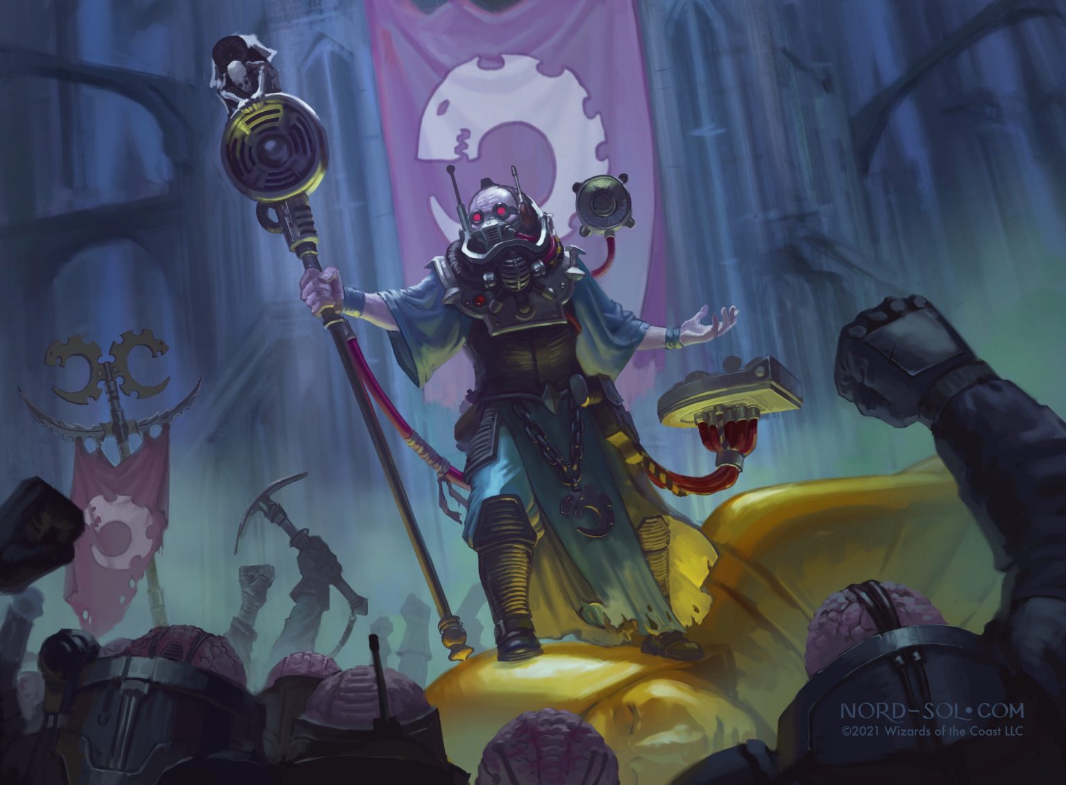 Inspiring Call MtG Art from Warhammer 40000 Set by Irina Nordsol - Art ...