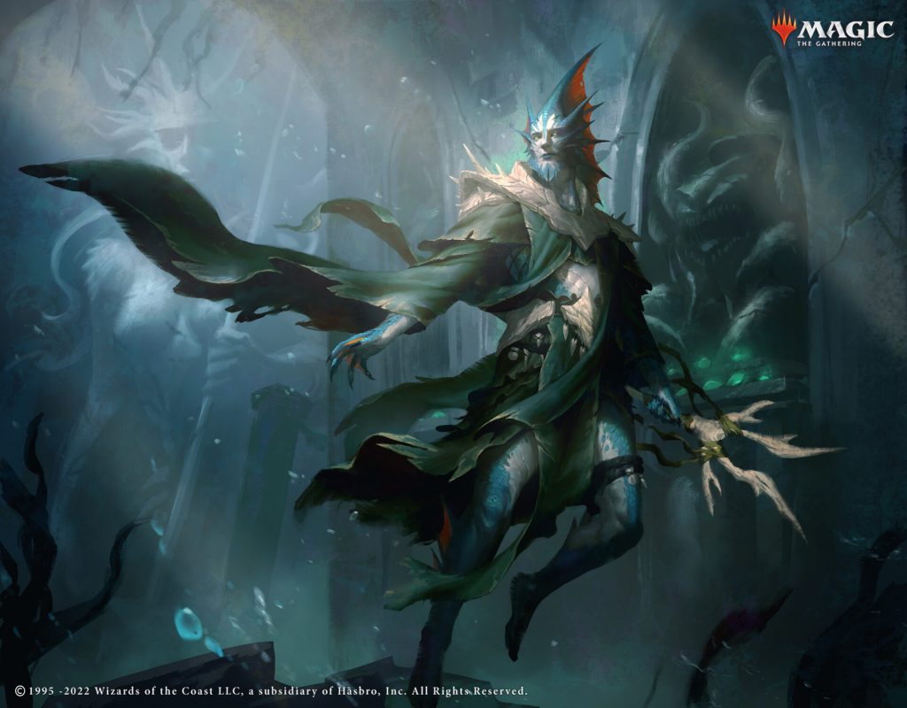 Kenessos, Priest of Thassa MtG Art from Jumpstart 2022 Set by Joshua ...