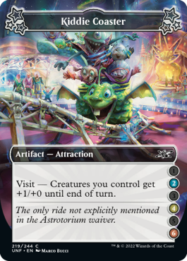 Kiddie Coaster MtG Art from Unfinity Set by Marco Bucci - Art of Magic ...