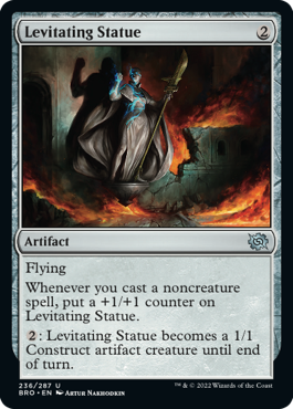 Levitating Statue MtG Art from The Brothers' War Set by Artur Nakhodkin ...