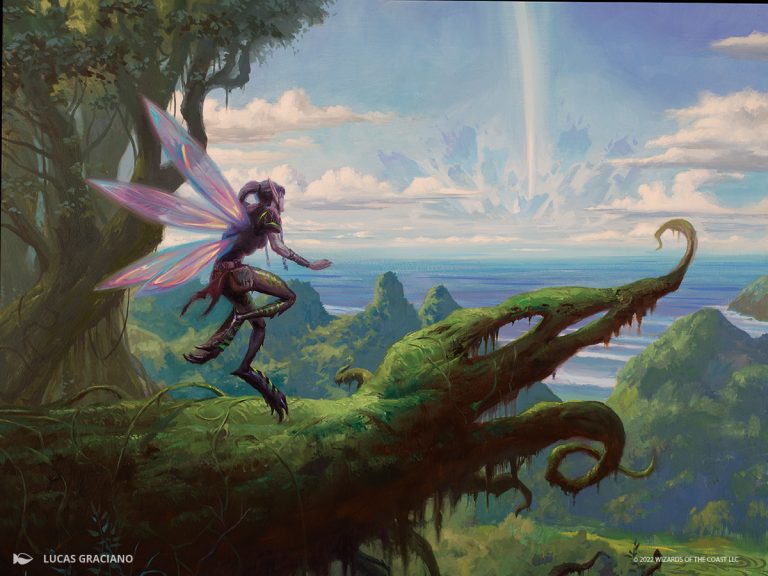 Llanowar Wastes MtG Art from The Brothers' War Set by Lucas Graciano ...