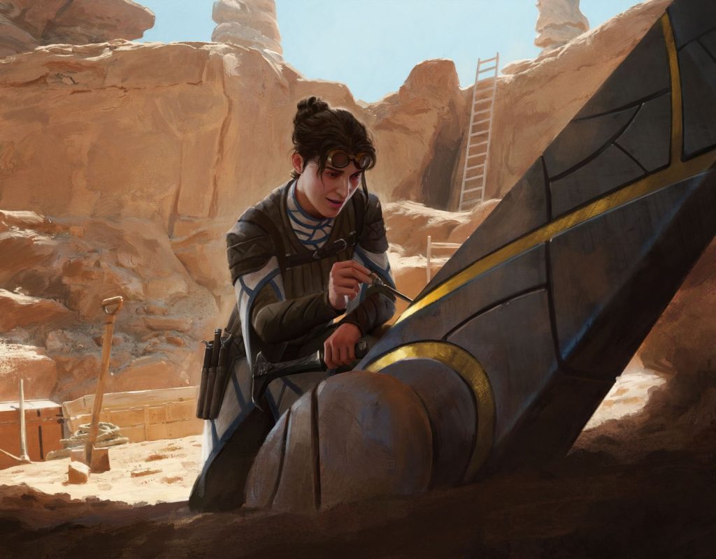 Loran, Disciple of History MtG Art from The Brothers' War Set by Cristi ...