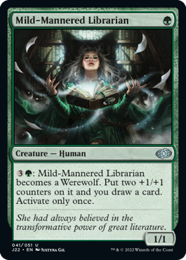 Mild-Mannered Librarian MtG Art from Jumpstart 2022 Set by Justyna Gil ...