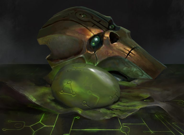 Mind Stone MtG Art from Warhammer 40000 Set by David Sondered - Art of ...