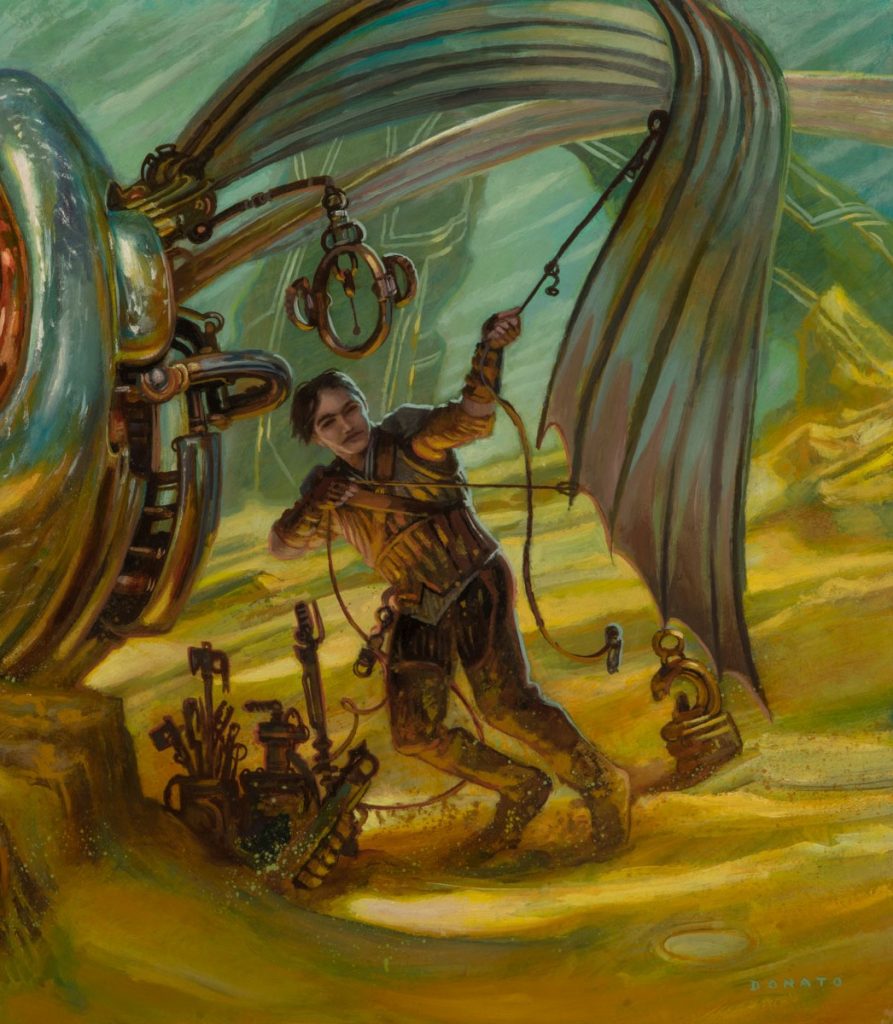 Mishra, Excavation Prodigy MtG Art from The Brothers' War Set by Donato ...