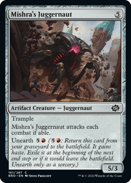 Mishra's Juggernaut MtG Art from The Brothers' War Set by Steve ...