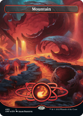 Mountain MtG Art from Unfinity Set by Adam Paquette - Art of Magic: the ...
