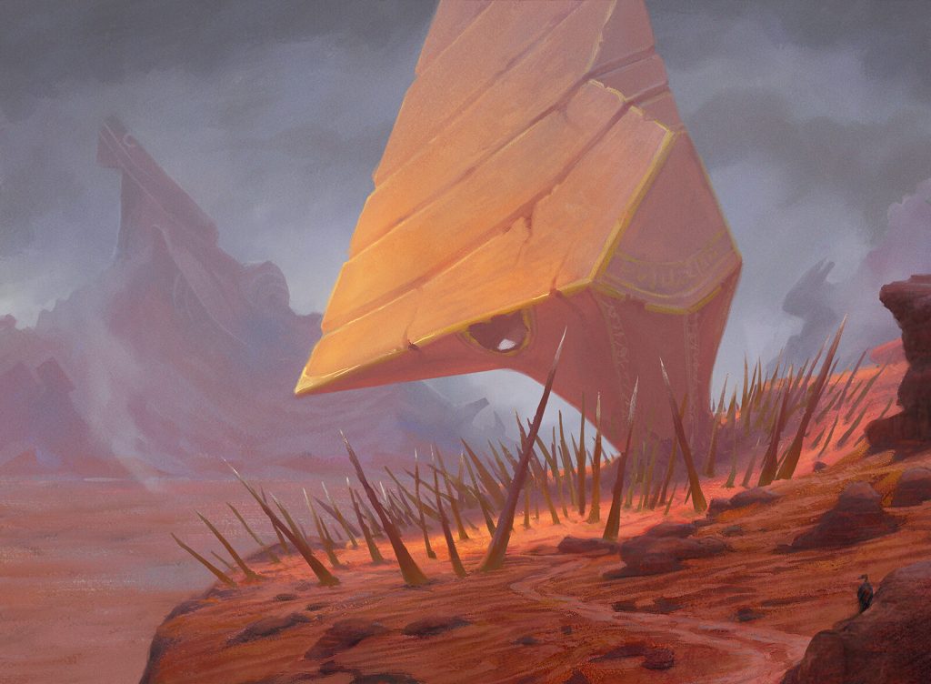 Mountain MtG Art from The Brothers' War Set by Bruce Brenneise - Art of ...