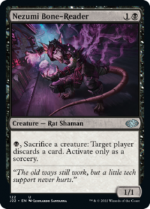 Nezumi Bone-Reader MtG Art from Jumpstart 2022 Set by Leonardo Santanna ...