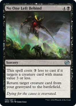 No One Left Behind MtG Art from The Brothers' War Set by Chris Cold ...