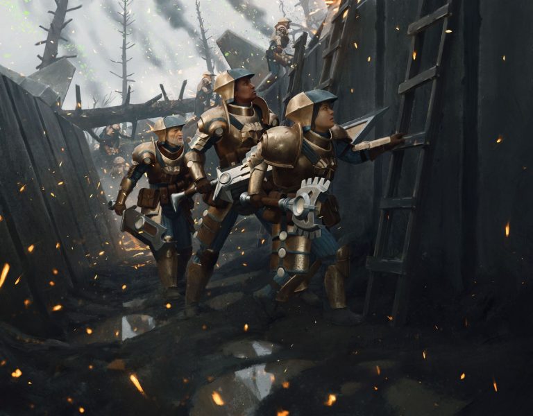 Over the Top MtG Art from The Brothers' War Set by Cristi Balanescu ...