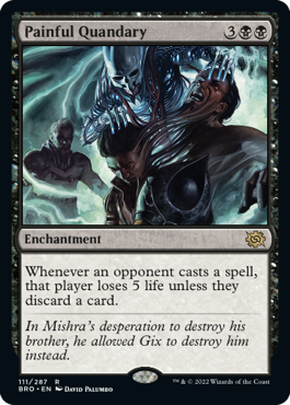 Painful Quandary MtG Art from The Brothers' War Set by David Palumbo ...