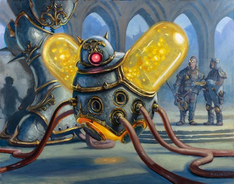 Power Plant Worker MtG Art from The Brothers' War Set by Aaron Miller ...